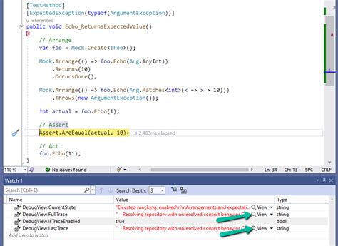 Debugging Tests Justmock Documentation Telerik Justmock