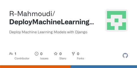 Deploy Machine Learning Models With Django R Datascience R Datascienceproject