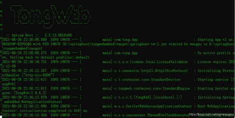 Tongweb支持spring Boot、spring Cloud说明tongweb Springboot Csdn博客 Tongweb支持spring Boot、spring Cloud说明tongweb Springboot Csdn博客