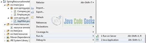 Spring Resource Annotation Example Java Code Geeks