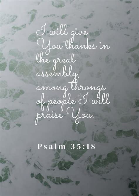 I Will Give You Thanks In The Great Assembly Among Throngs Of People I