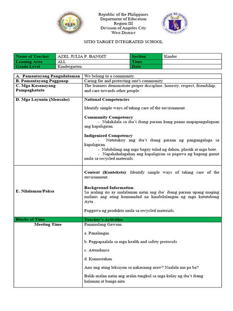 Matatag Iped Detailed Lesson Plan Pdf