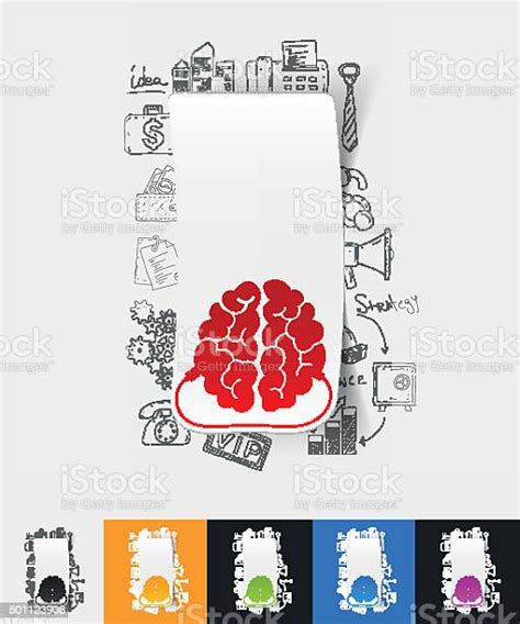 Usb 종이 스티커별 수작업 요소 Usb 케이블에 대한 스톡 벡터 아트 및 기타 이미지 Usb 케이블 과학 그리기 Istock