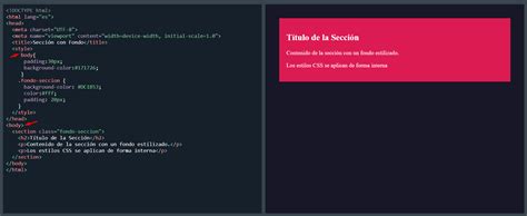 ¿cómo Poner Un Color De Fondo En Html Webempresa