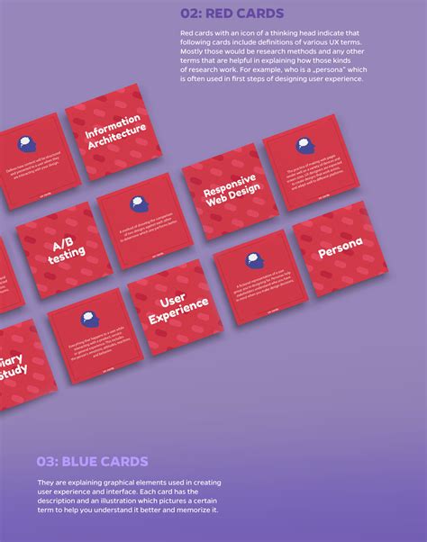 UX CARDS Flashcards With User Experience Terms On Behance