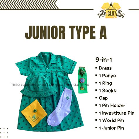 Gsp Scout Uniform Type A Girl Scout Set Of Uniform Twinkler Star
