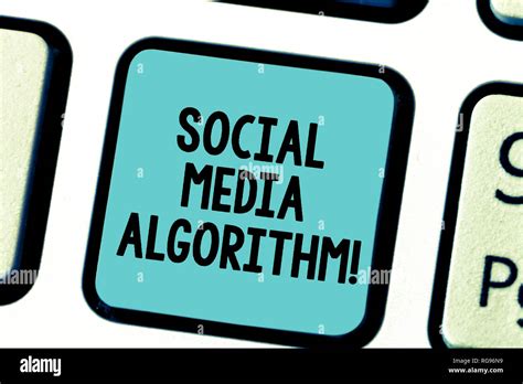 Text Sign Showing Social Media Algorithm Conceptual Photo Sorting All Post And Show The Most