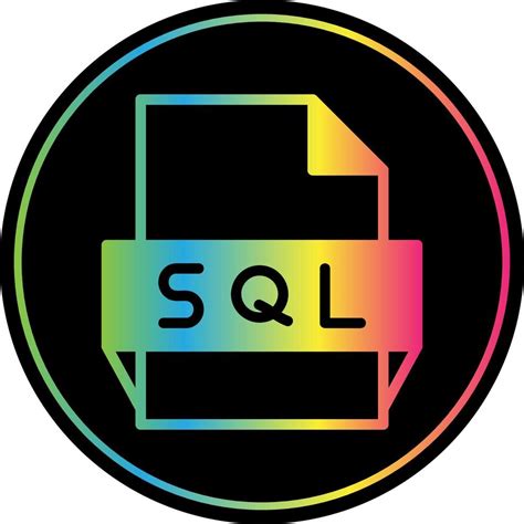 Sql File Format Icon 16904083 Vector Art At Vecteezy