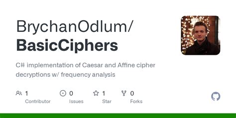 GitHub BrychanOdlum BasicCiphers C Implementation Of Caesar And Affine Cipher Decryptions W