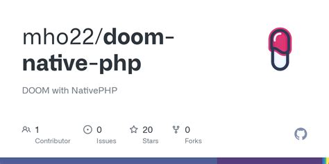 Github Mho Doom Native Php Doom With Nativephp