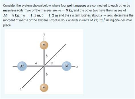 solved consider the system shown below where four point
