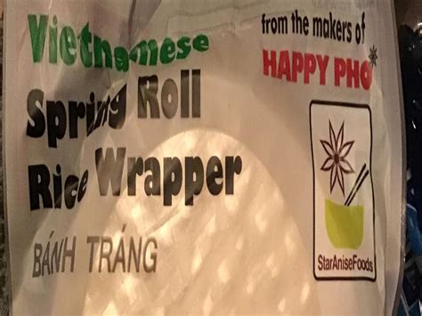 Vietnamese Spring Roll Rice Wrapper Nutrition Facts Eat This Much