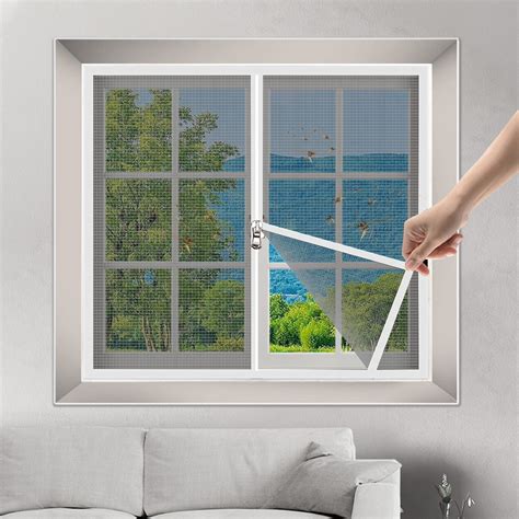 Window Screen Adjustable Window Net Stainless Steel Wire Fine Mesh Screen Protector X