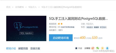 Web安全渗透测试网络安全 超详细 Postgresql 注入 云社区 华为云