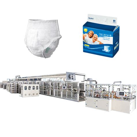 Full Servo Automatic Pull Up Adult Diapers Making Machine For