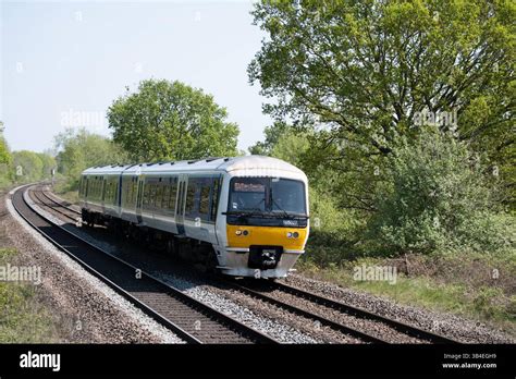 Chiltern Railways Class 165 Diesel Train At Hatton Bank Warwickshire
