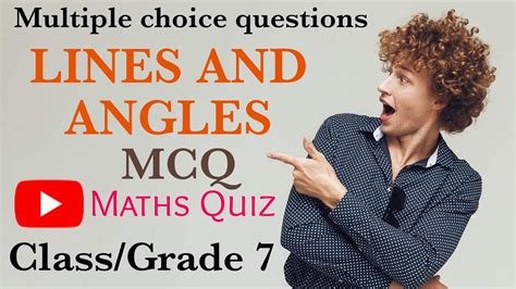 Mcq Lines And Angles Maths Quiz Multiple Choice Q And A Chapter 5 Class Grade 7