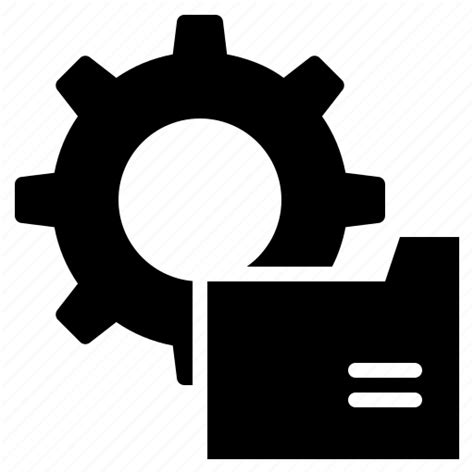 Folder System Filel Storage Cog Icon Download On Iconfinder