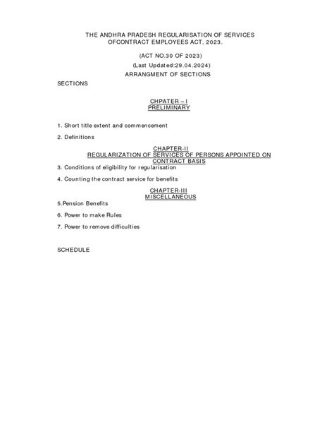 Contract Employees Regularisation Pdf