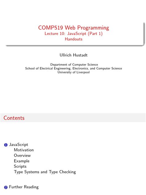 Javascript Part 1 Introduction Pdf Java Script World Wide Web