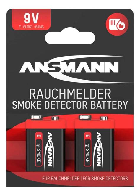 Ansmann Alkaline E Block Speziell Für Rauchmelder 1515 0006 Batterien Und