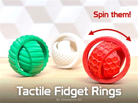 Tactile Fidget Rings Spinning Fun Toy Por Glennovits 3d Makerworld Descarga Modelos 3d Gratuitos