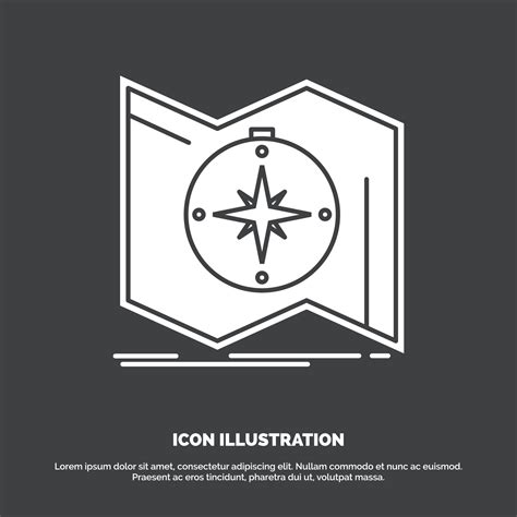 Direction Explore Map Navigate Navigation Icon Glyph Vector Symbol For Ui And Ux Website