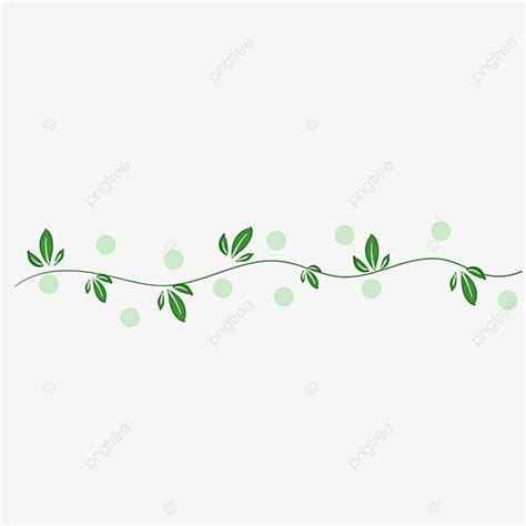 Línea Divisoria De La Hoja Línea Divisoria De La Planta Línea Divisoria Creativa Línea Divisoria