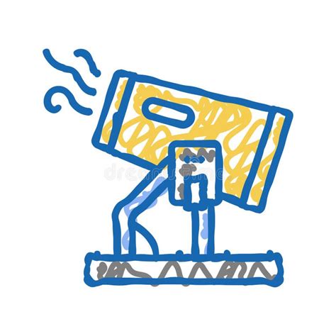 Mining Site Plan Icon Doodle Illustration Stock Vector Illustration Of Analysis Optimization