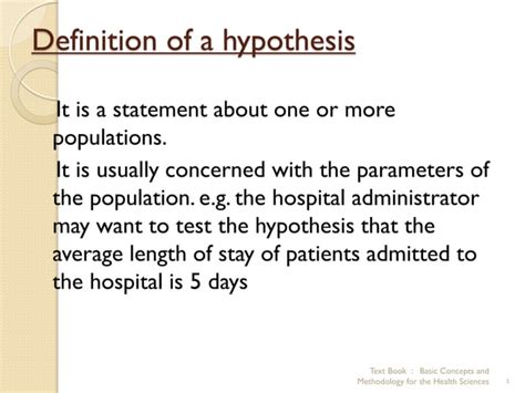 Hypothesis Testingpart1 Ppt