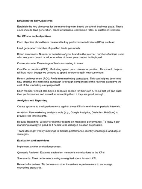 Performancestandards Pdf Performance Indicator Marketing