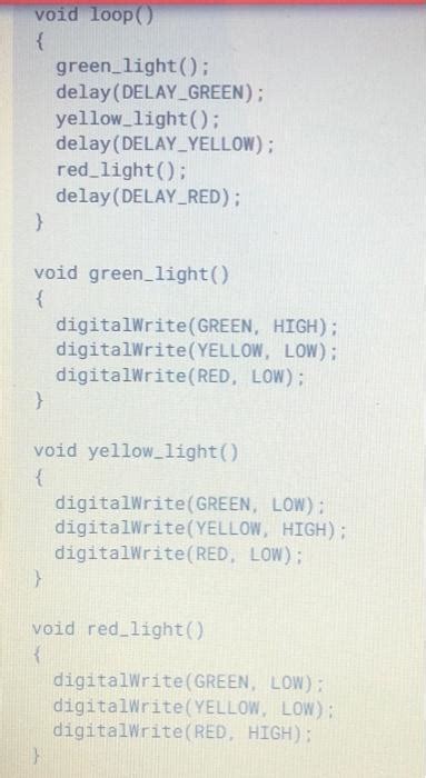 Solved Question Complete The Code An Arduino Project Is Chegg