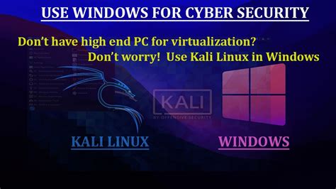 Install Kali Linux In Windows Without Virtualization Kali Linux Hacking Kali Linux In Windows