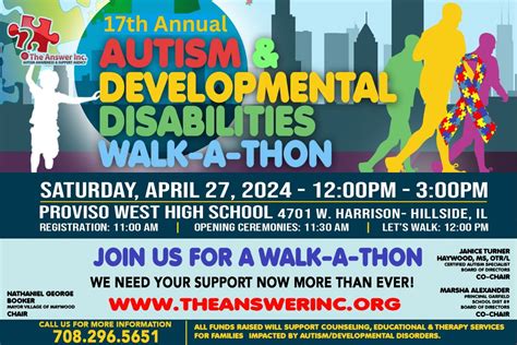 Walk A Thon — The Answer Inc Autism Awareness And Support Agency