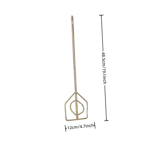 2pcs Mixing Sticks For Grout Mortar Handheld Cement Mixer Drill Bit