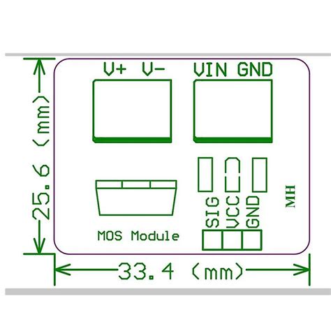 V Top Mosfet Button Irf Mos Driver Module For Arduino Mcu Arm Raspberry Pi Pwm Module