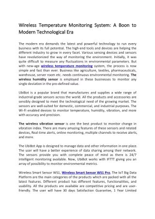 PPT Temperature Monitoring System 1 PowerPoint Presentation Free Download ID 11476989