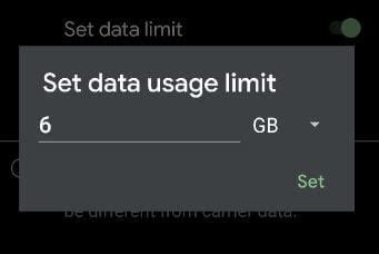 How To Limit Data Usage On Android