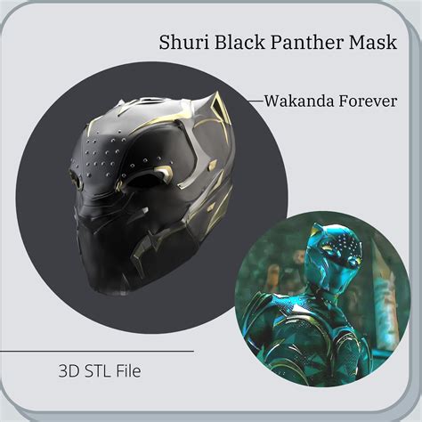 Finished Shuris Black Panther Mask Now To 3d Print Rcosplayprops