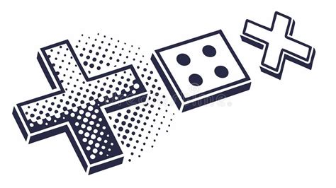 Math Symbols Plus And Cross And Calculation Signs Vector Design