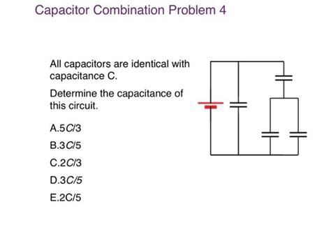 Solved Capacitor Combination Problem 4 All Capacitors Are Chegg Com