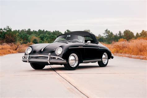 Download Speedster Car Black Car Porsche Vehicle Porsche 356 Hd Wallpaper