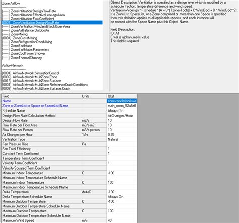 Adding Strings To Calculate Airflow Between Two Zones In Parametric