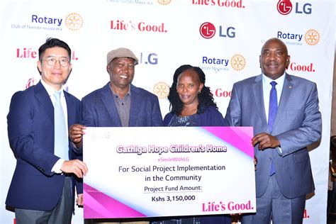 Lg Donates Ksh Million To Three Community Projects As Part Of Smile With Lg Campaign