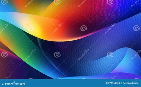 Modern Gradient Waves Blend Background Great Design For Any Purposes Vibrant Style Template