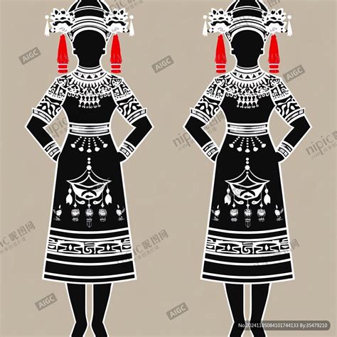 Ai创作图苗族女孩剪影 卡通侗族女 民族风苗族人物 手绘彝族姑娘传统服饰 壮族女套装 卡通苗族姑娘 卡通苗族少女 卡通哈尼族女 卡通苗族姑娘苗寨少女 手绘苗族姑娘 苗族姑娘图片 侗族美女插画