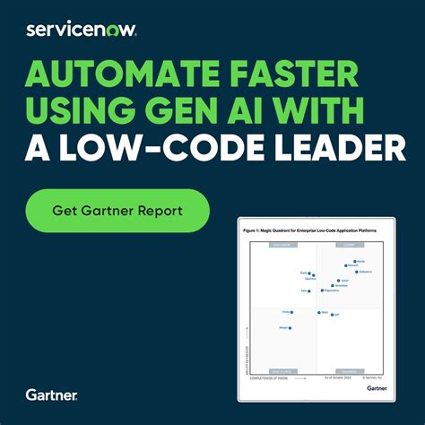 Servicenow A Leader In Gartner® Magic Quadrant™ Report Servicenow