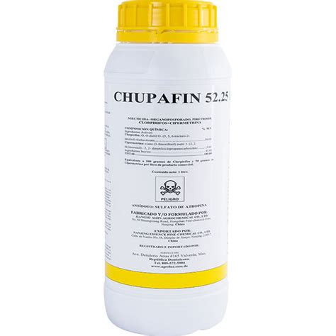 Chupafin 5225 Ec Clorpirifos Cypermetrina Agroluz