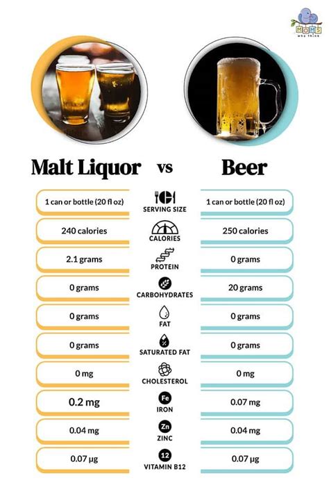 Malt Liquor Vs Beer 4 Key Differences Including Taste And Abv