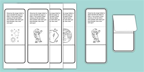 Space Draw From Memory Worksheet Teacher Made Twinkl